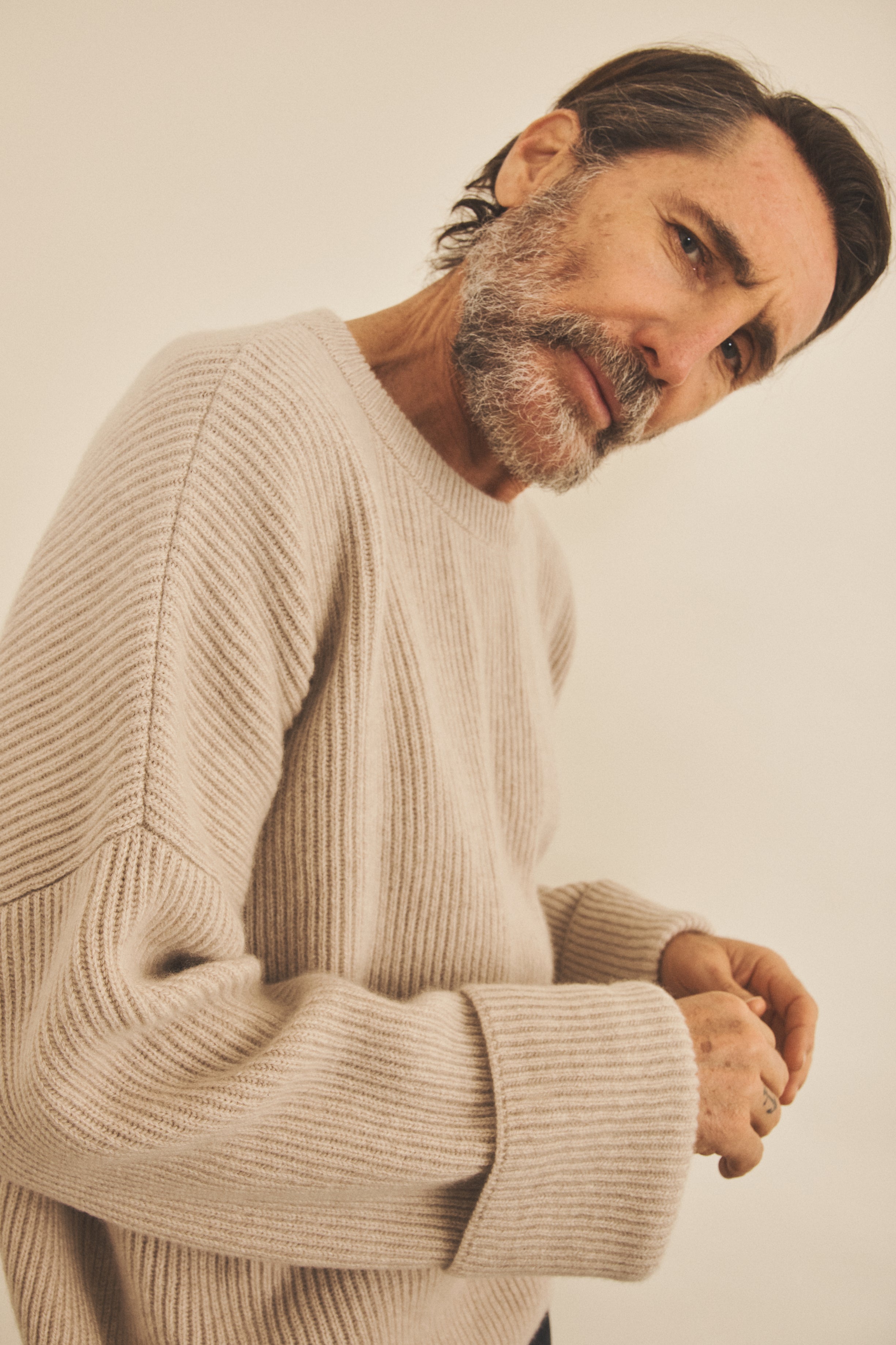 Edward oversized sweater 100% cashmere Cherry red – Linnea Lund